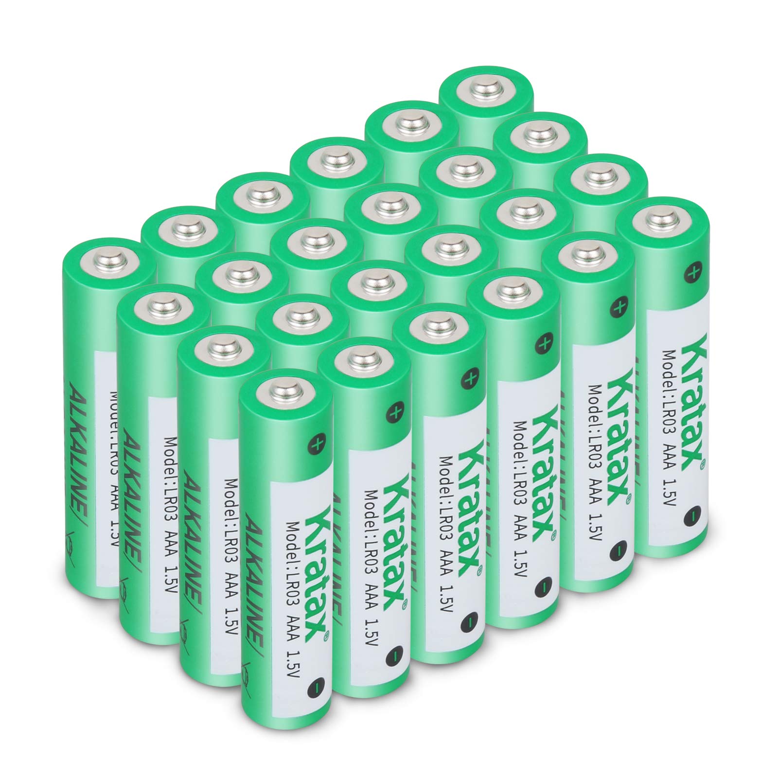 Kratax 24 Count AAA Alkaline Batteries AAA Alkaline Batteries, Long-Lasting, All-Purpose Triple A Battery for Household and Business