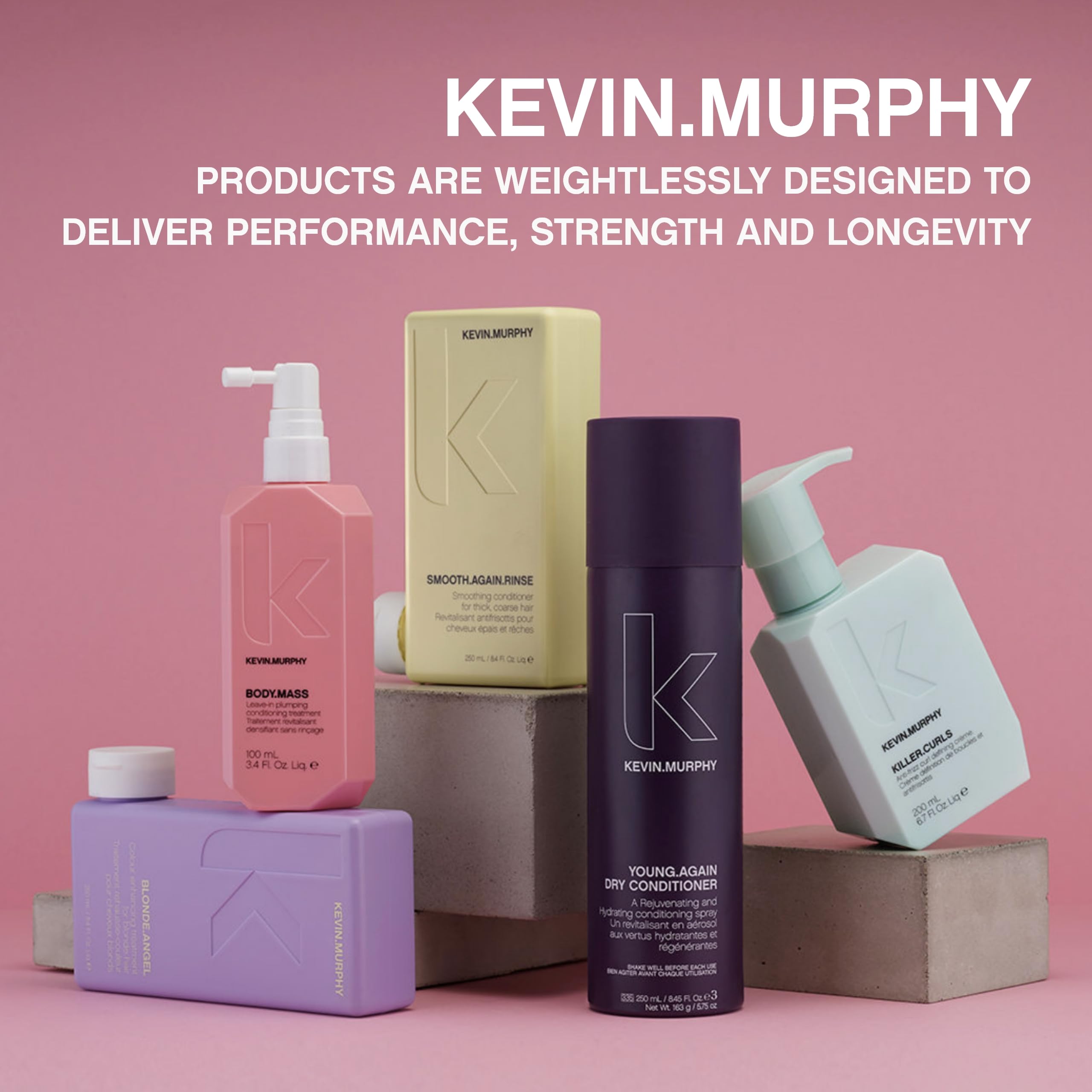 KEVIN.MURPHY PLUMPING.RINSE - Thickening Hair Conditioner - For Fine, Thin & Aging Hair - Hydrating Conditioner - For Shine, Volume & Texture - With Bamboo Extract & Shea Butter - 250 mL / 8.4 fl oz