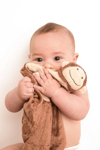 Angel Dear - Brown Monkey, Cuddle Twins Blankie Set