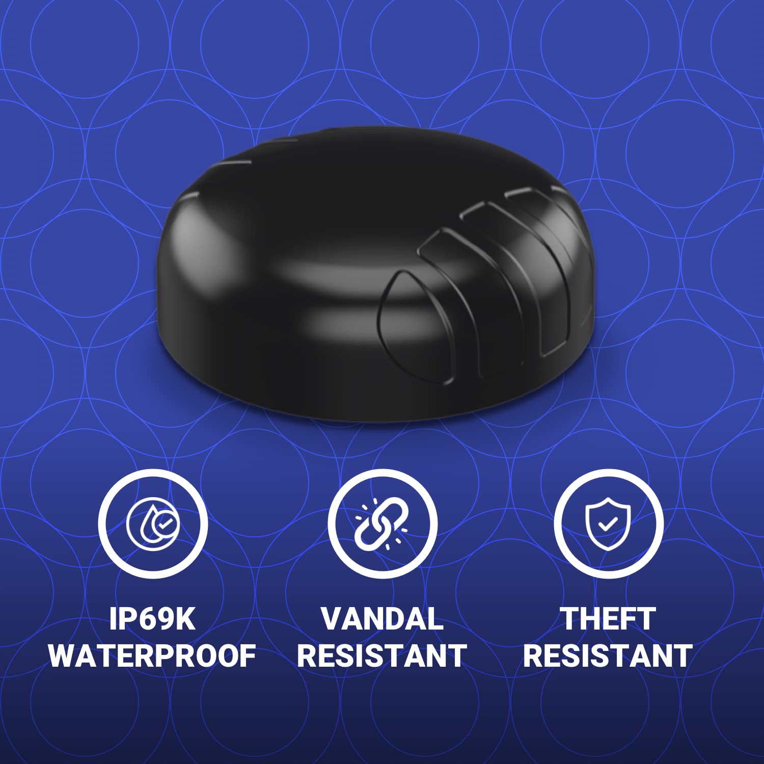 Poynting Puck-4 3-in-1 Transportation & M2M/IOT Antenna | 5G | 4G LTE | 2X2 MIMO | GPS/GLONASS | 617-4200 MHz
