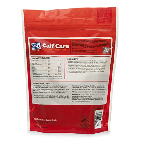 Manna Pro Calf Care Supportive Nutrition for Calves | Calf Milk Replacer | Formulated with Probiotics to Support Healthy Gut and Digestion | 1lb