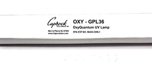 Caprock Brand Replacement for OxyQuantum LED UV Air Purifier Basic UV-C Lamp Bulb GPL36 254-UVH-1, not Made by Oxy Quantum