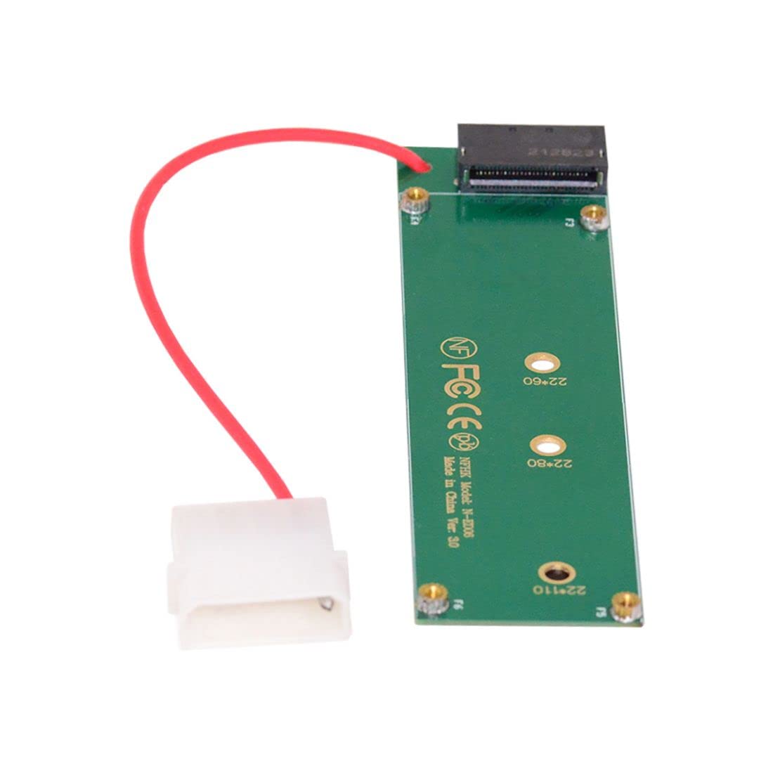 chenyang CY EDSFF 1U Short SSD E1.S Ruler GEN-Z to M.2 NVMe NGFF M-Key 4X Host Carrier Adapter with Power