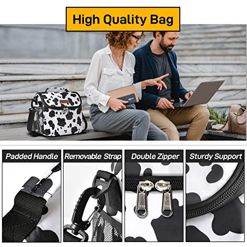 Buringer HOMESPON Insulated Lunch Bag for Women Reusable Lunch Box Cute Cooler Tote with Adjustable Shoulder Strap for Work Picnic or Travel