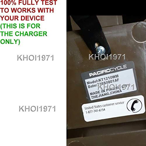 KHOI1971 Wall Charger AC Adapter Compatible with Mossy Oak Break UP Infinity Ride on KT1210WM KT1210 ATV Quad 6V-Volt Battery