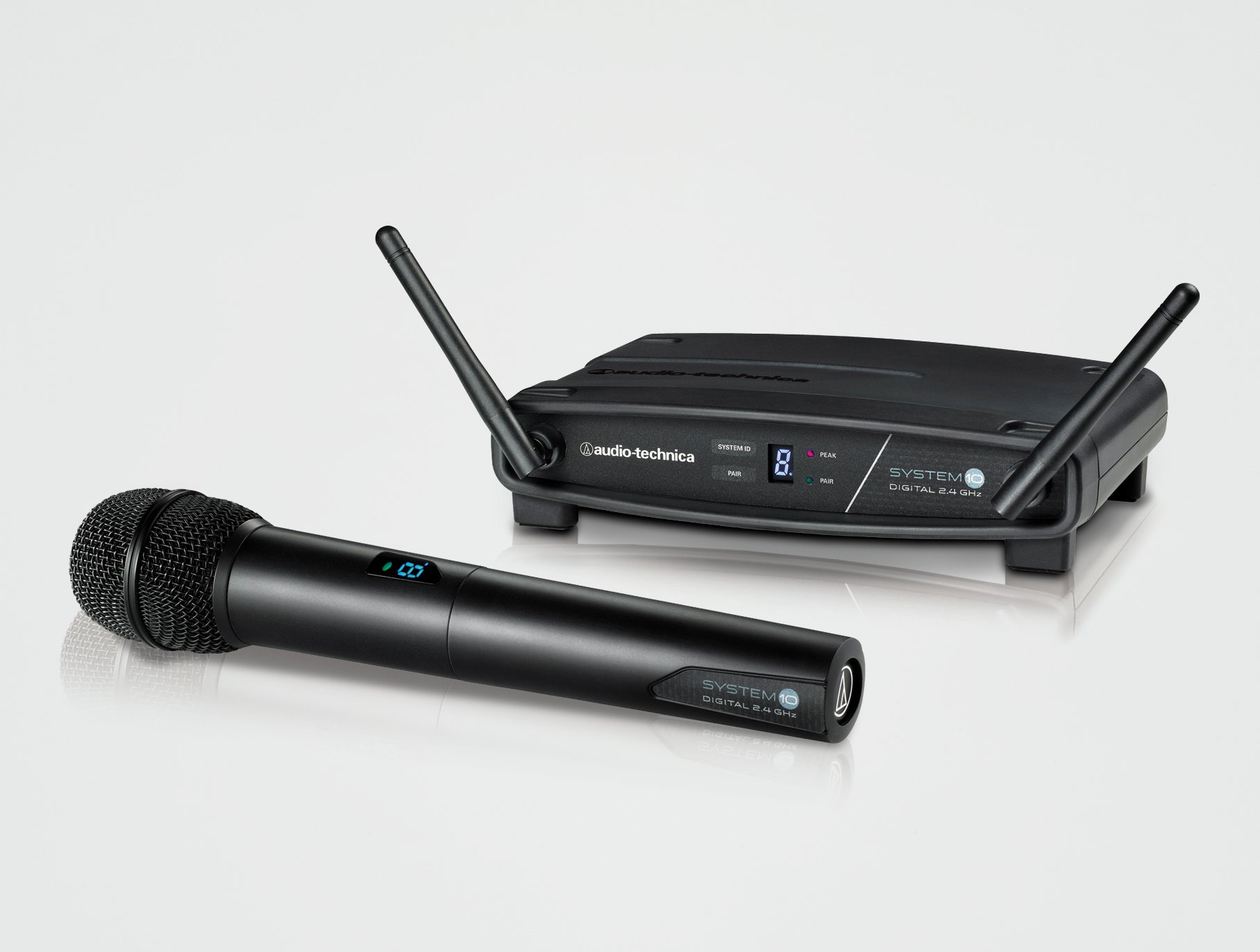 audio-technica 2.4GHz band digital wireless system multi-channel digital handheld ATW-1102