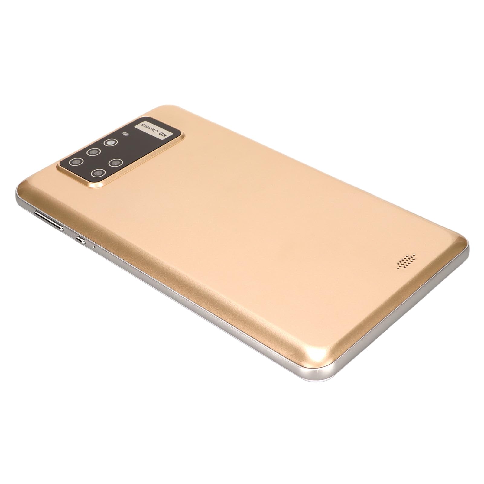 7 Inch Tablet, 32GB Tablet Gold Color 4GB 32GB 100‑240V for Music (US Plug)