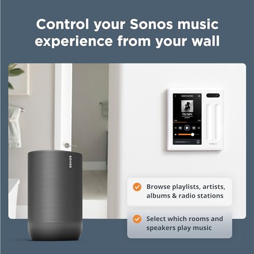 Brilliant Smart Home Control (1-Switch Panel) β Alexa Built-In & Compatible with Ring, Sonos, Hue, Google Nest, Wemo, SmartThings, Apple HomeKit β In-Wall Touchscreen Control for Lights, Music, & More