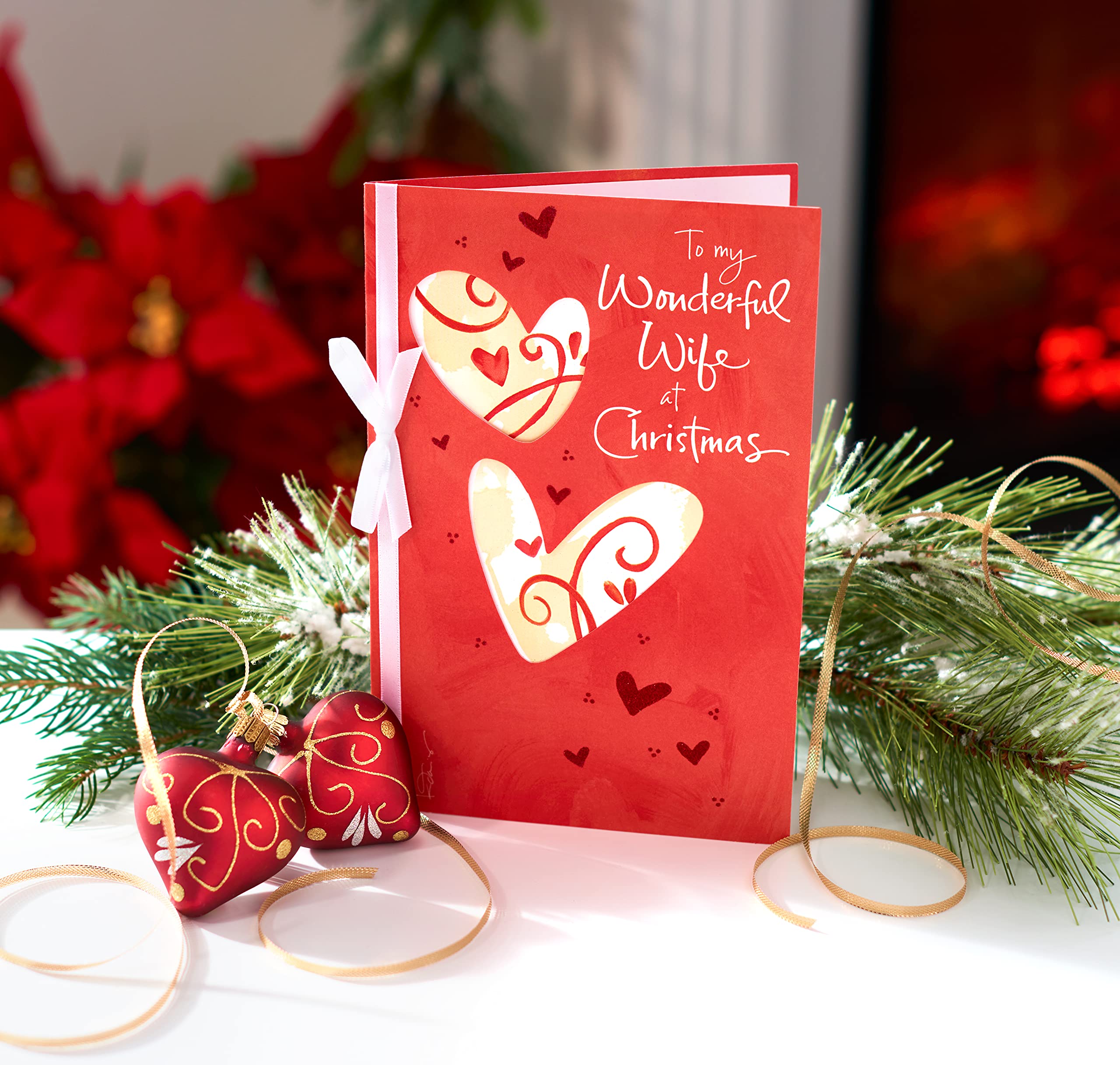 American Greetings Christmas Card for Wife (My Truest Blessing)