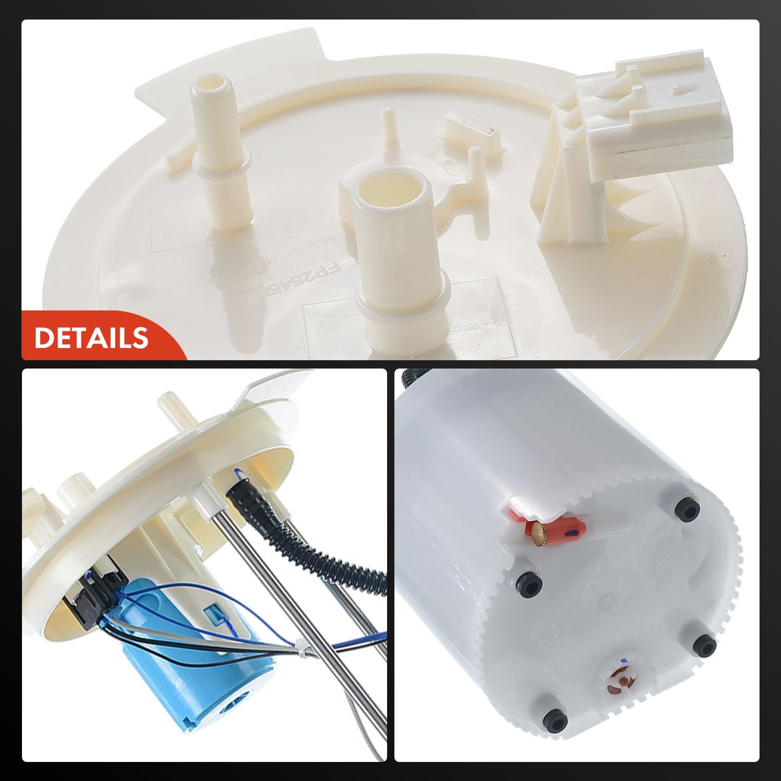 A-Premium Electric Fuel Pump Module Assembly with Sending Unit Compatible with Ford F-150 2009 2010 2011 2012 2013 2014, 3.7L 4.6L 5.0L 5.4L 6.2L, Replace# E2545M, P76468M