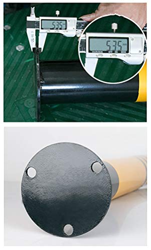 CAIMIAO Driveway Bollards,Bollard's Locking Arm Features Reflective Tape,Car Park Driveway Guard Saver,Easy Installation Private Car Parking Space Lock