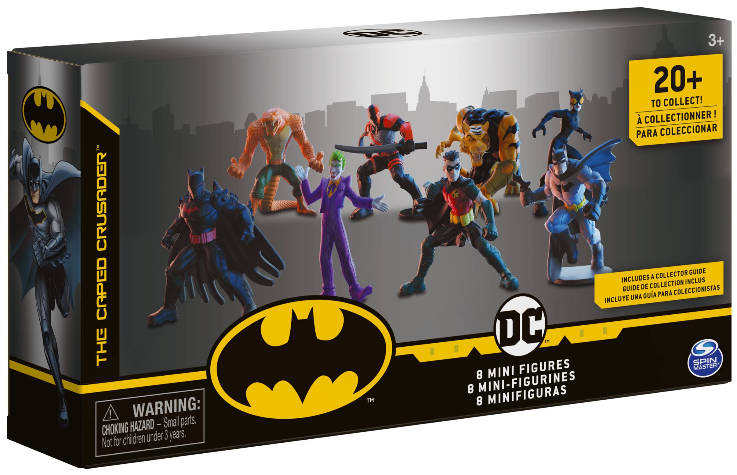 Batman 2-inch Scale 8-Pack of Collectible Mini Action Figures (Amazon Exclusive), Kids Toys for Boys Aged 3 and up