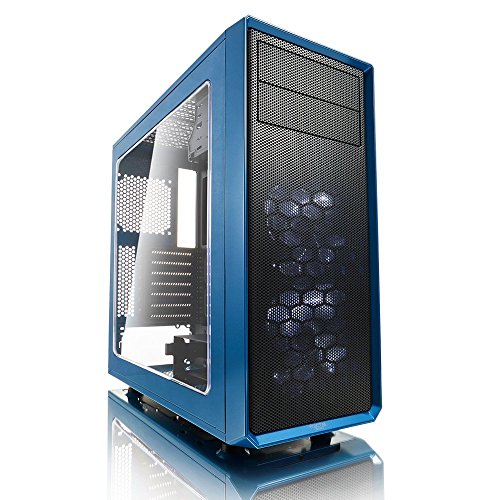 Fractal Design FD-CA-FOCUS-BU-W Focus G ATX Mid Tower Computer Case Petrol Blue