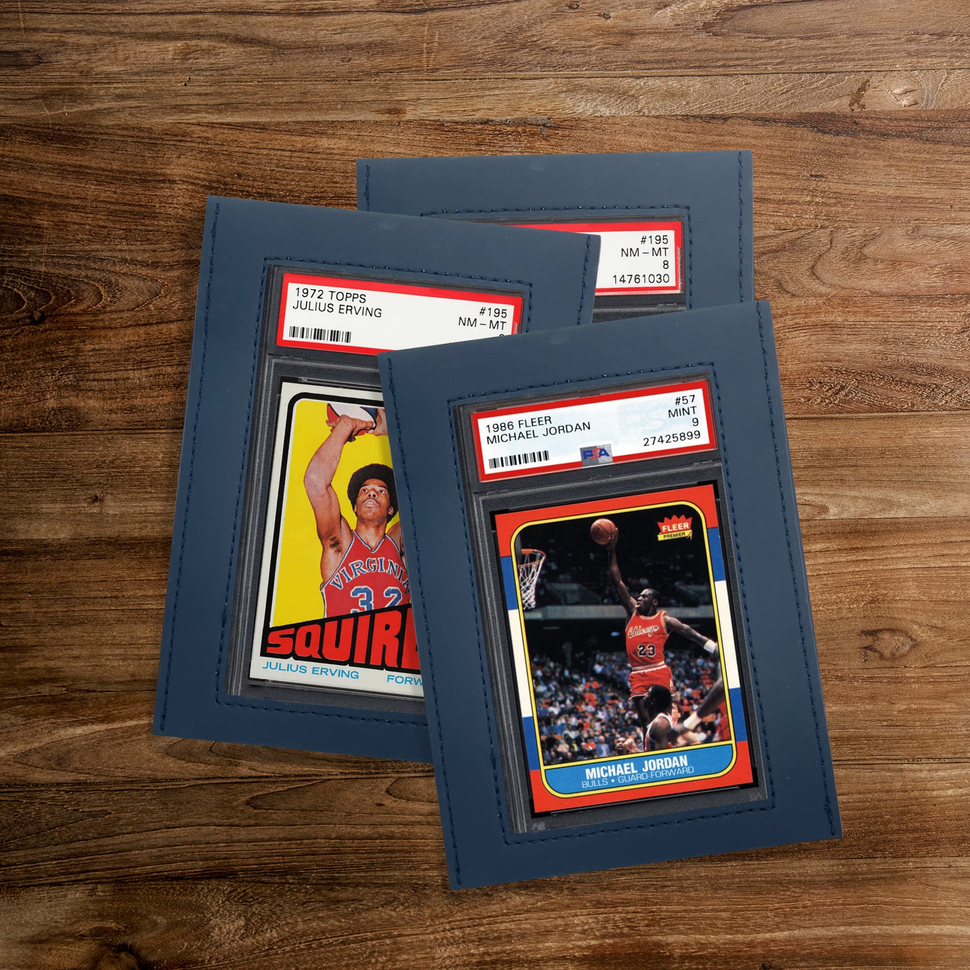 Cardkingpro - Graded Card UV Protection Sleeves Compatible with PSA, SGC, GAI, and BVG Cards, 10 Pack, Large Window