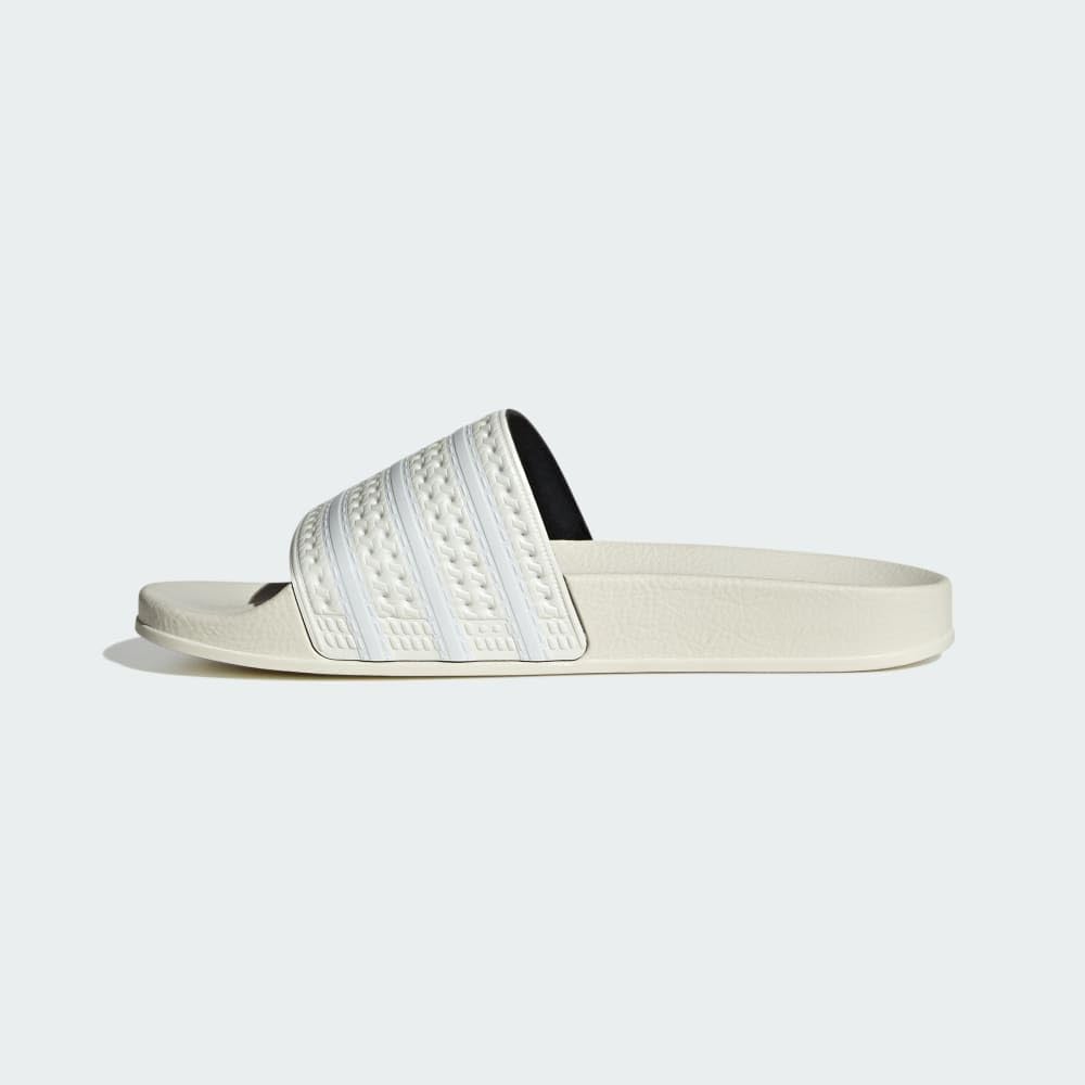 adidas Adilette Slides Women's, White, Size 8