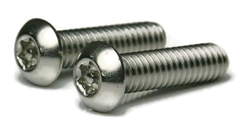 Torx Security Button Head Machine Screws Stainless Steel Tamper Proof Screws #6-32 x 3/4 inch Qty 100