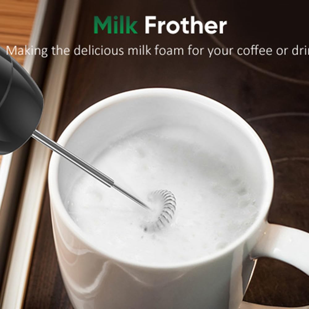 5 IN 1 Immersion Blender Handheld Set 1000W Heavy Duty Hand Blender with Milk Frother, Beaker, Whisk, Chopper Stick Blender Emulsifier for Soup, Smoothie, Puree