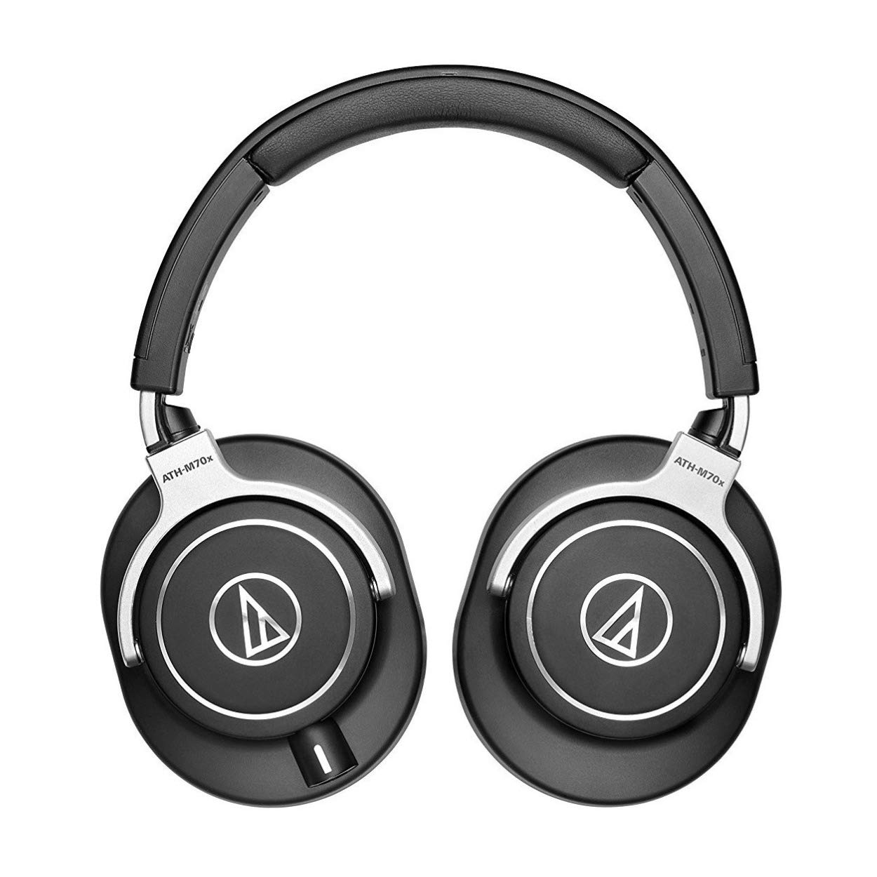 Audio-Technica ATH-M70x Professional Monitor Headphones Bundle with Wooden Headphone Stand (Bamboo Brown) (2 Items)