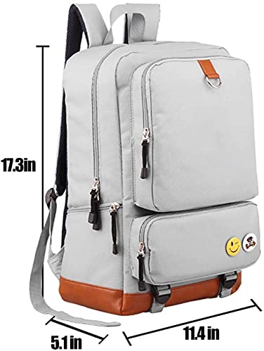 Backpack 17.3"X11.4"X5.1" Purple Shoulder Bag For Travel