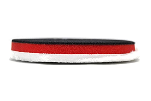 Maxshine Microfiber 5” Polishing Foam Pad for Finishing – Hook and Loop, for DA and Rotary Polishers, Ultra-Soft Microfiber pad