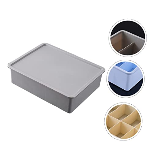 Cabilock Desk Divider 1PC Box storage box with lid cabinet drawer desk drawer storage plastic drawers underwear drawer dividers Socks Storage Organizer storage cubes with lid Bra Organizer