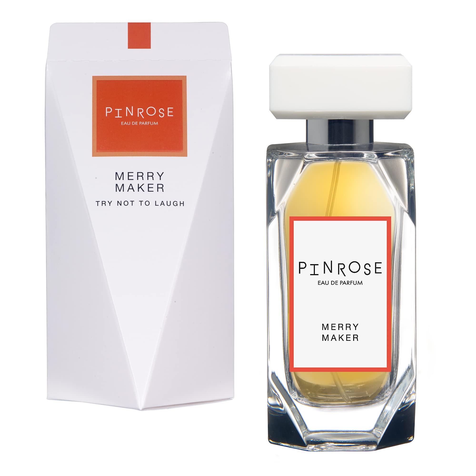 PINROSE Perfumes Merry Maker - Eau de Parfum Fragrance Spray for Women - Clean, Vegan, Cruelty-free, and Hypoallergenic Scent with Essential Oils - Notes of Nectarine, Violet, Tonka Bean, Rose, Jasmine and Musk