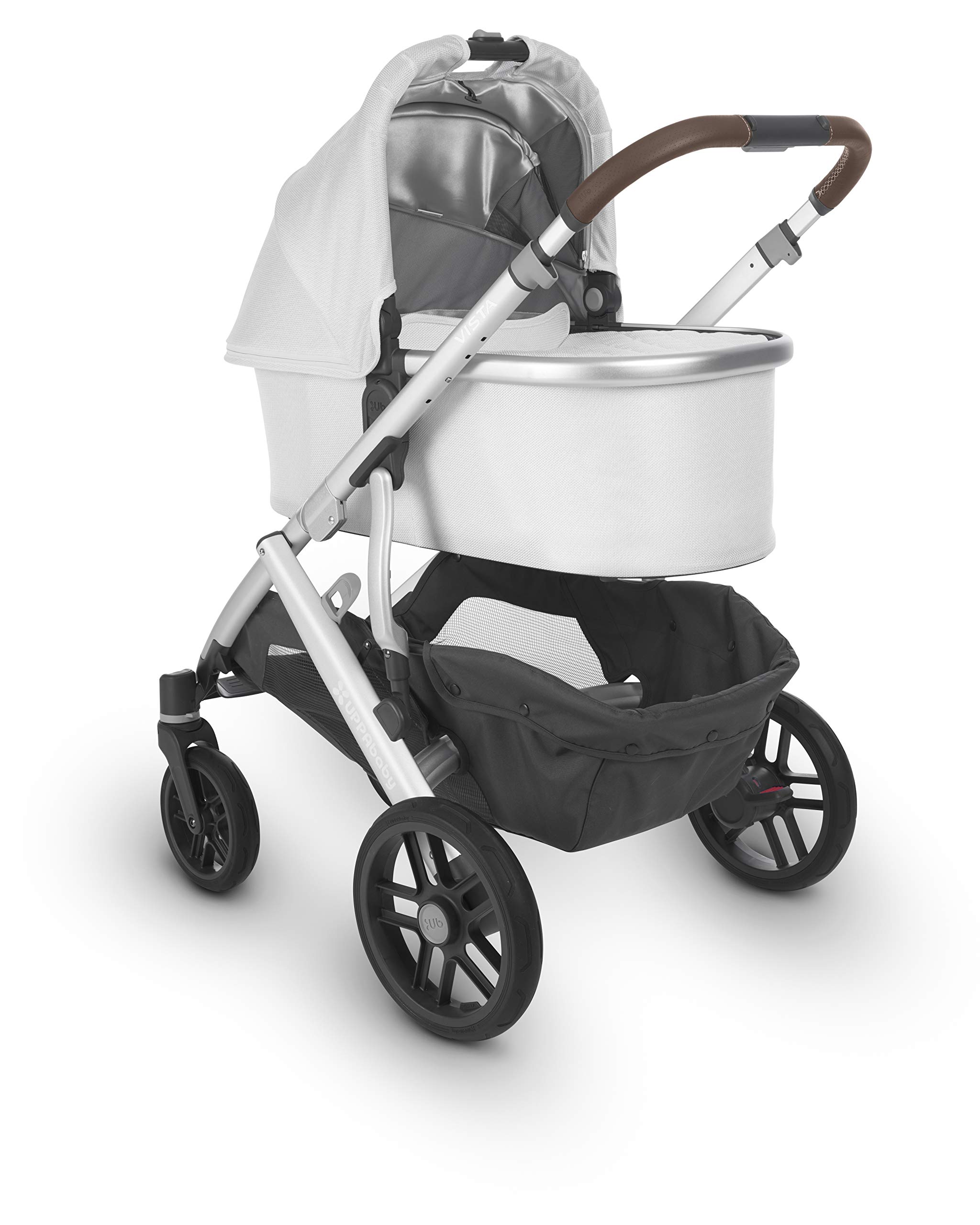 UPPAbaby Bassinet, Bryce White Marl/Silver, Standard
