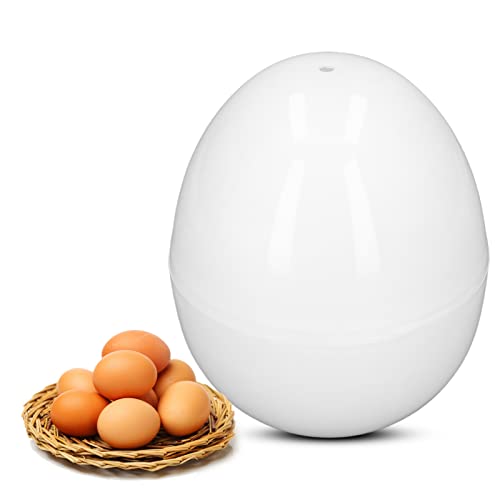 Egg Cooker with 4 Egg Capacity Microwave Hardboiled Egg Maker Compact Design ABS Material Egg Boiler Steamer for Home Use Hard Boiled Eggs