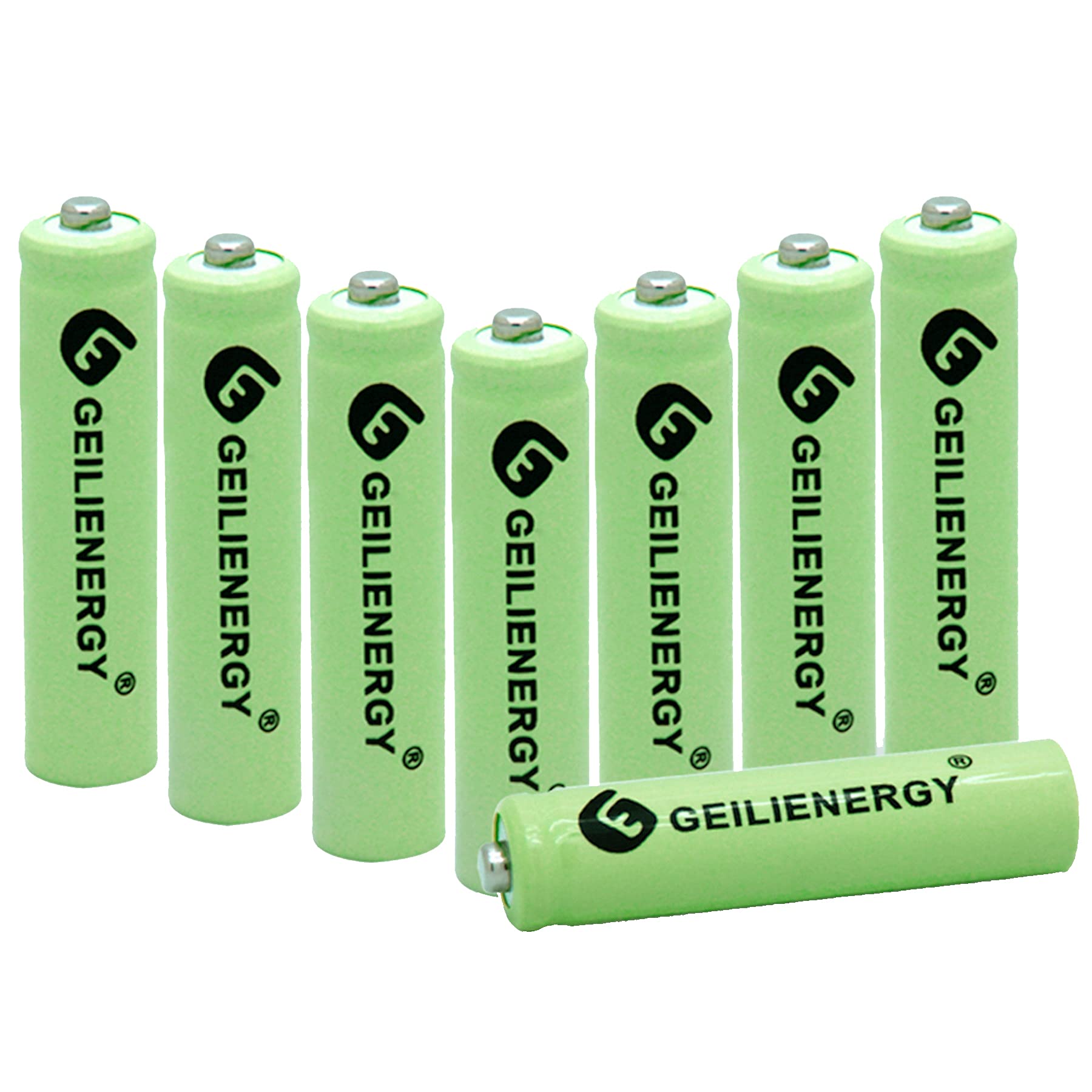 QBLPOWER Solar Light Batteries AAA Triple A NIMH 600mAh 1.2V Rechargeable for Garden Lights Remotes Mice(8Pcs)