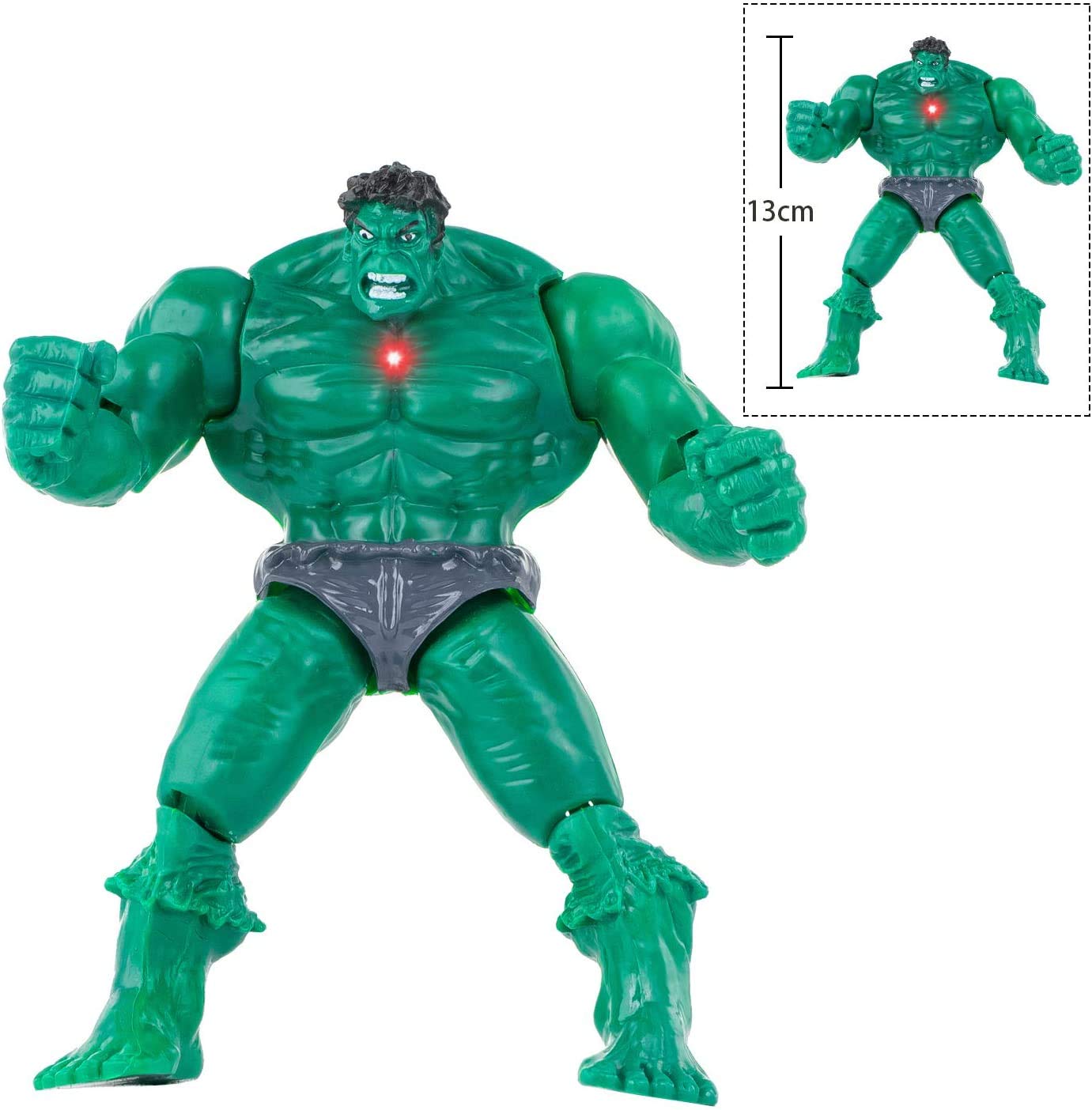 6 PCS Super Hero Adventures Figures Includes Batman, Hulk, Spiderman, Thor, Ironman & Captain America Model Hero Cake Topper Superhero Avengers Collectible Party Supplier