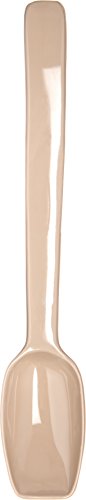 Carlisle FoodService Products Plastic Solid Spoon, 9 Inches, Beige