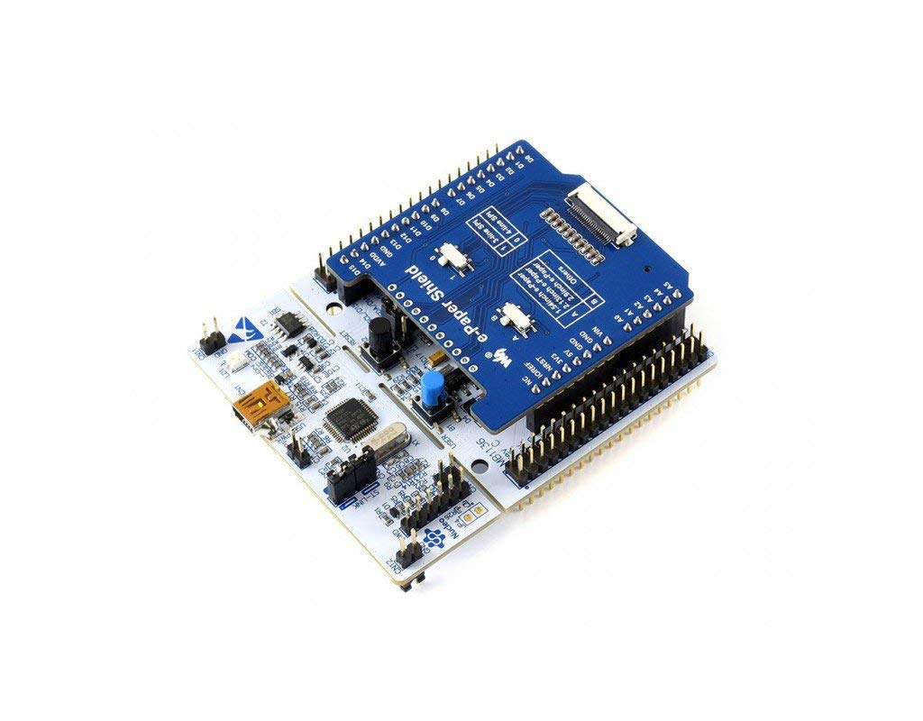 waveshare Universal e-Paper Raw Panel Driver Shield Board for Arduino/NUCLEO Supports Various SPI Interface e-Ink Raw Display Panels