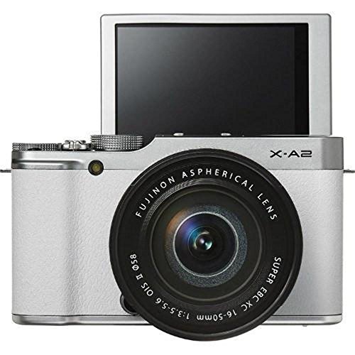 Fujifilm X-A2 Mirrorless Digital Camera with 16-50mm Lens (Brown) - International Version (No Warranty)