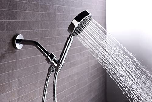 ALL METAL Shower Hose Attachment for Shower Head – CHROME - Extra Long - 72 Inch Handheld – Universal Shower Hose Replacement Part for Hand Held - Shower Head Hose