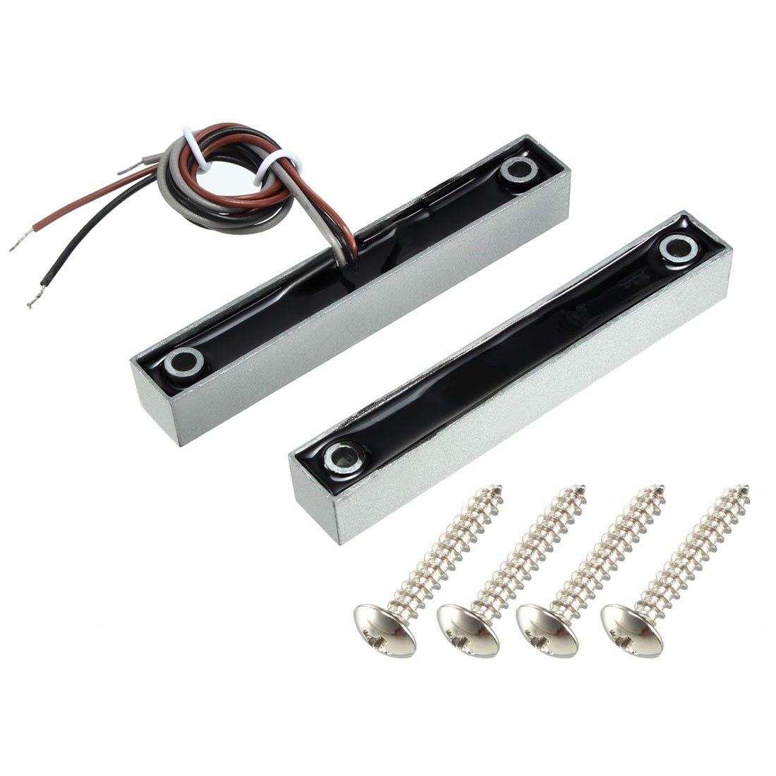 uxcell Rolling Door Contact Magnetic Reed Switch Alarm with 3 Wires for N.O./N.C. Applications MC-58