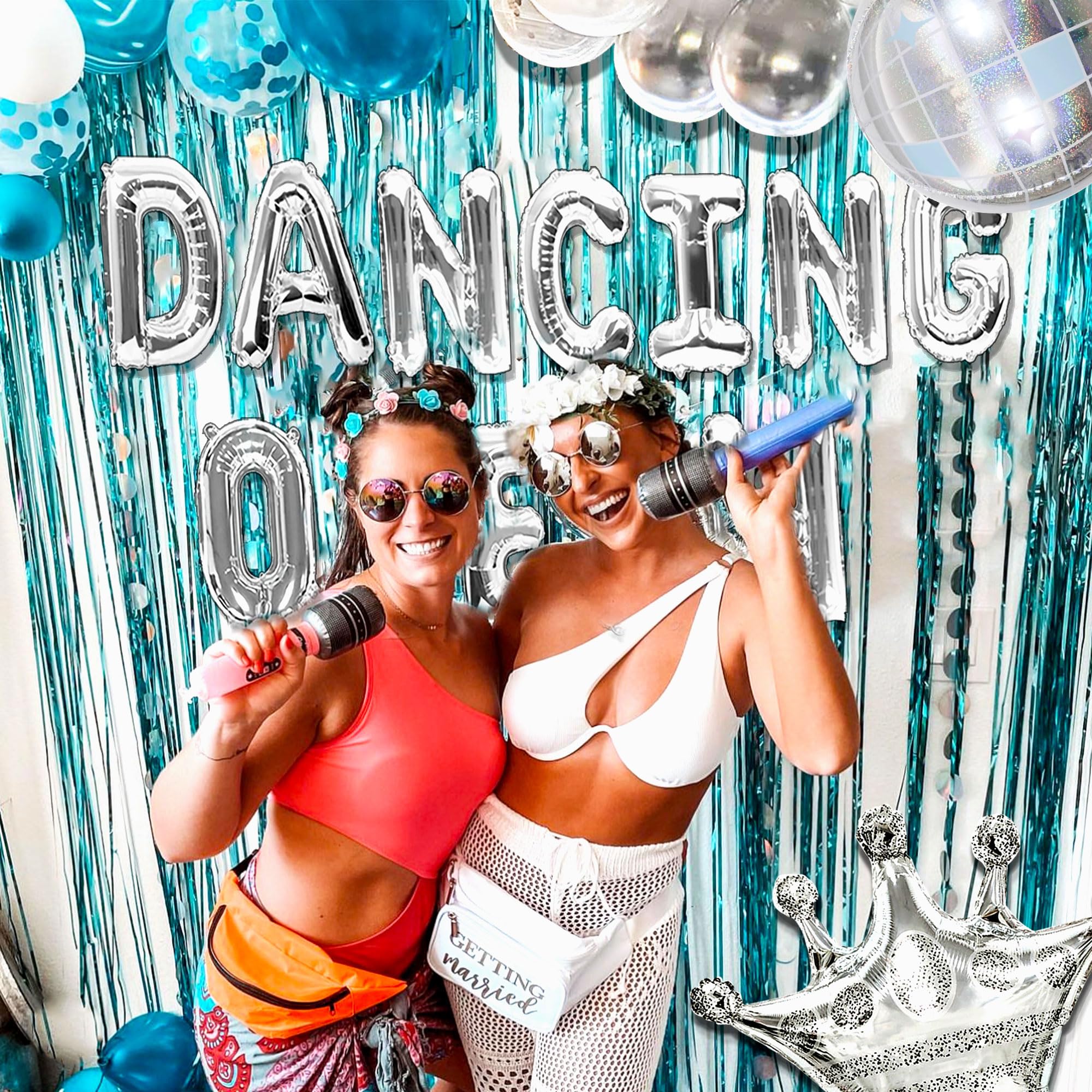 Blue Dancing Queen Birthday Decoration Dancing Queen Party Decorations Mamma Mia Disco Birthday Party Decors 70s Disco Decoration