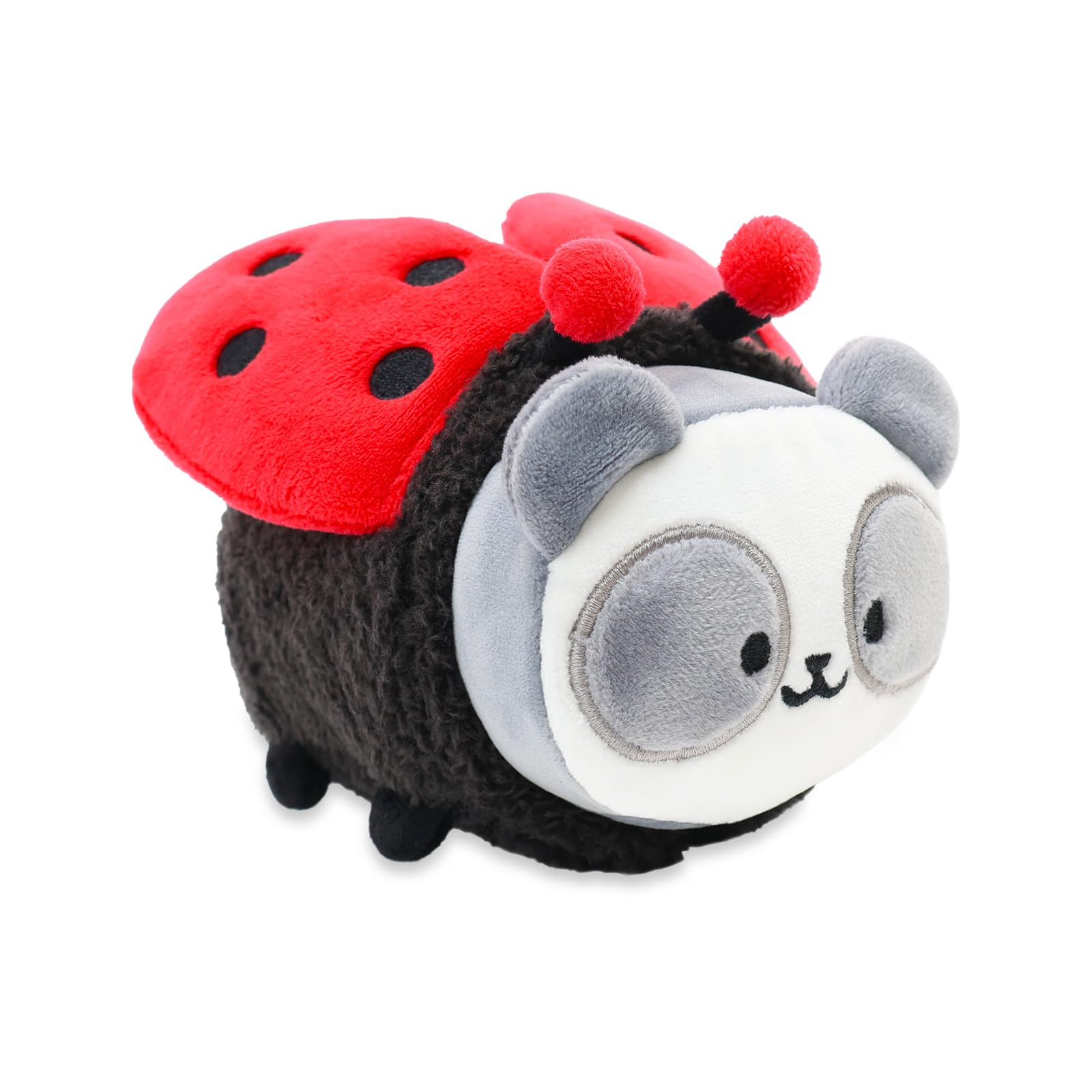 Anirollz Stuffed Animal Plush Toy β 6" Small Spring Outfitz Plush Doll | Soft, Squishy, Warm, Cute, Comfort, Safe | Birthday Gift Pillow with Panda Bear in Ladybug Pandaroll