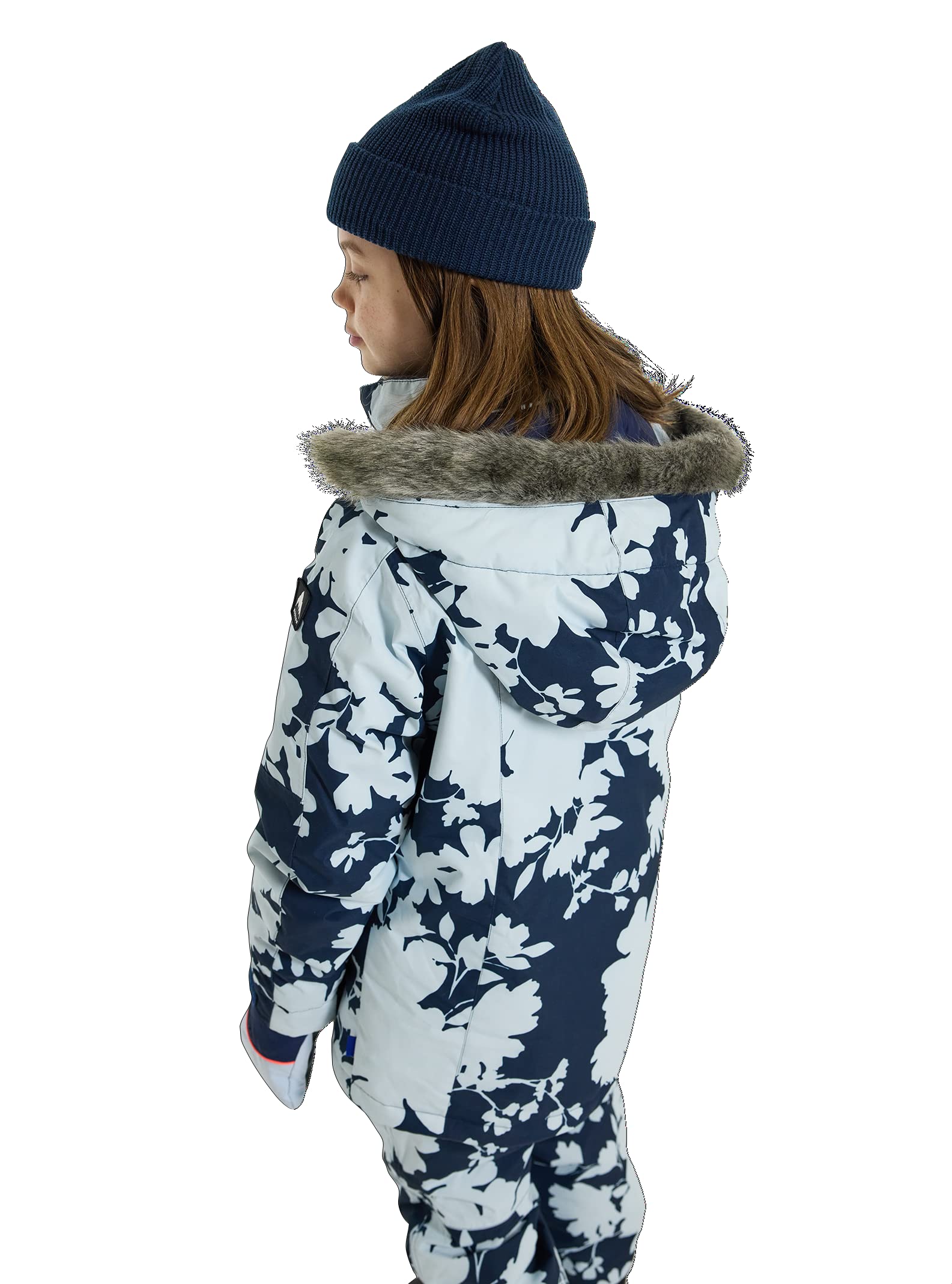 Burton Girls' Standard Bennett Jacket, Ballad Blue Camellia, X-Large