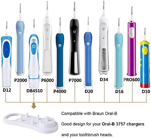 LazyMe Single/Couple Charger Holders Toothbrush heads Holder Compatible for Oral-B, for Oral-B D Series, PRO Series (Couple)