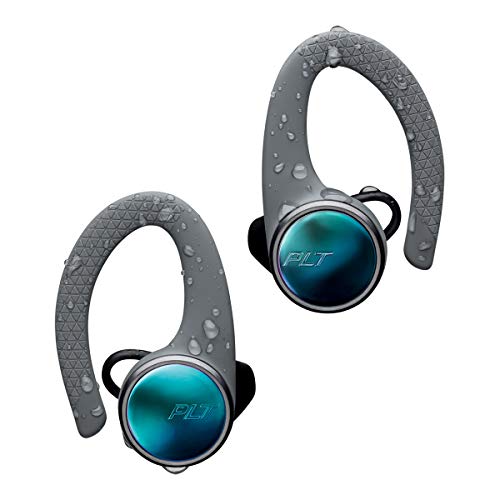 Plantronics 211856-99 Backbeat Fit 3100 True Wireless Earbuds, Sweatproof and Waterproof In Ear Workout Headphones, Grey