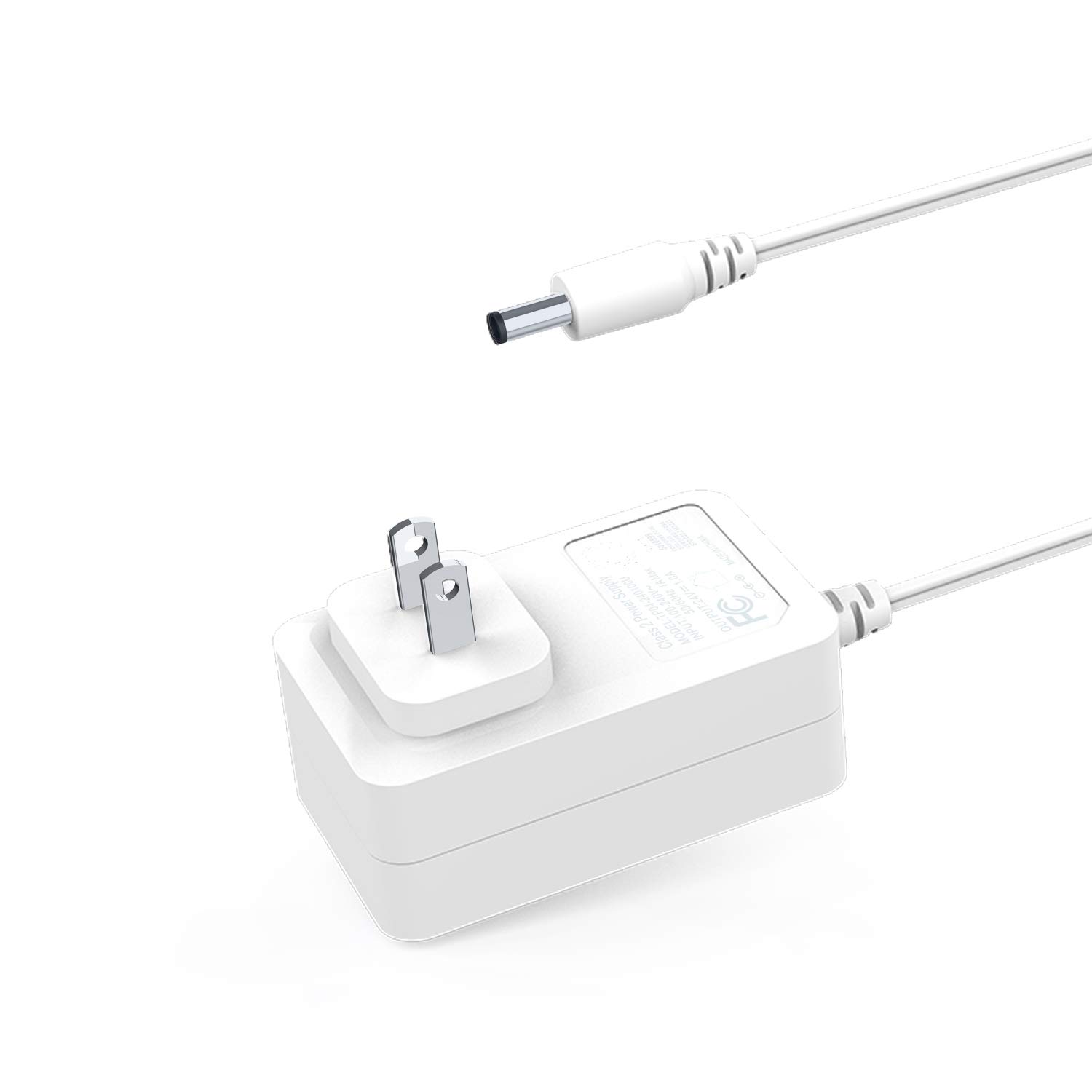UL Listed 24V 0.5A 1A DC Power Adapter Cord Fit for Young Living Oil Diffuser,InnoGear ASAKUKI Diffuser,AquaOasis Humidifier,Rhinestones Diffuserlove,Strip Light Sign, Nail Lamps Wall Wart White