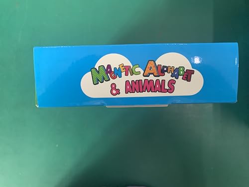 78 Magnetic Alphabet, 26 Uppercase, 26 Lowercase Letters & 26 Object Patterns, Adorable Animal Alphabet ABC Fridge Magnets Educational Letter Spelling Learning Toys Set for Toddlers 3 4 5 Years Old