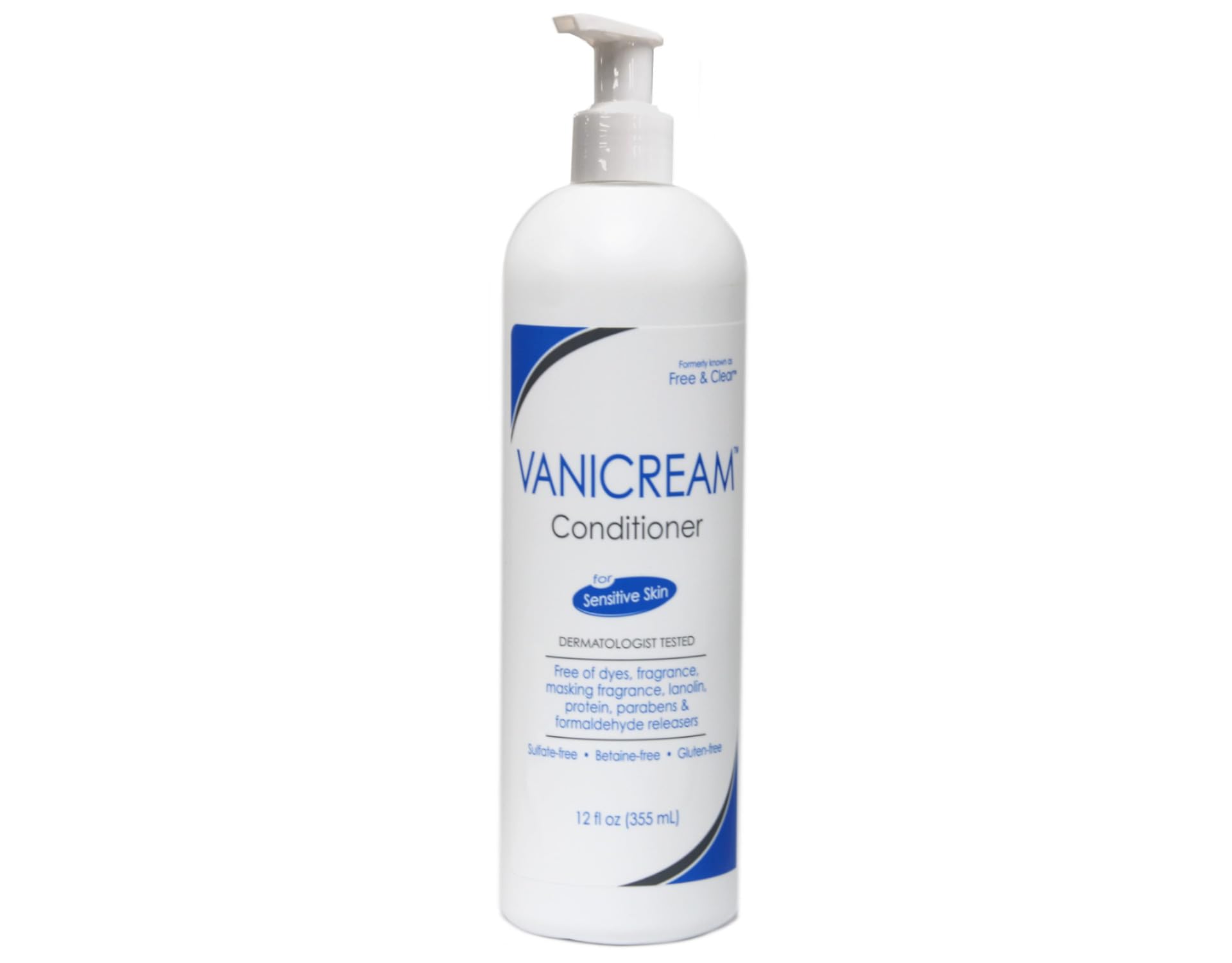 Free & Clear Hair Conditioner for Sensitive Skin 12 Fl Oz (355 Ml)