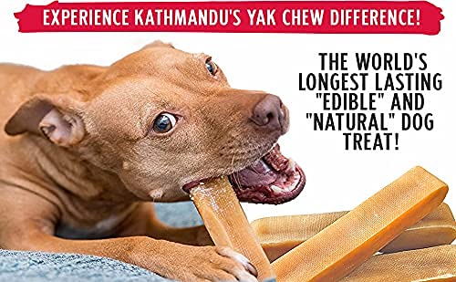 KATHMANDU'S - Authentic Himalayan Yak - Natural Dog Chew, Large to XLarge, 4-Count