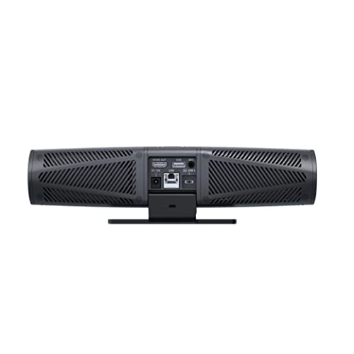AVerMedia 4K Video Conference Camera, Speakerphone, Echo Cancellation, Autoframing, Zoom Certified, Wired Network and One Cable Connection - Webcam for PC, Tripod& Monitor PA511D