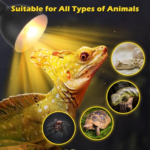 9 Pack Heat Lamp Bulbs for Reptile Dimmable G9 Mini Halogen Bulbs Warm White 75W Essential Heat Source for Bearded Dragon Gecko Turtle Lizard(9Pack)