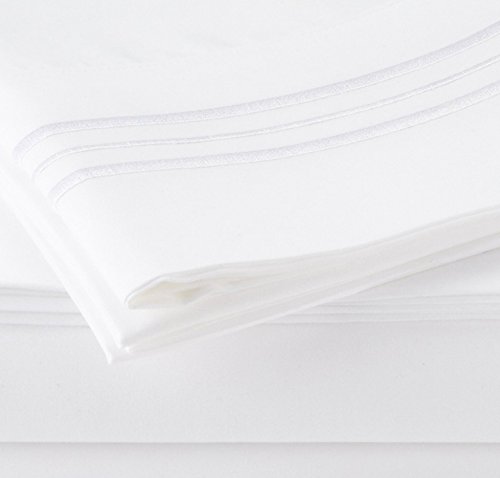 California King Sheet Sets - Breathable Luxury Sheets with Full Elastic & Secure Corner Straps Built In - 1800 Supreme Collection Cal King Deep Pocket Bedding Set, Sheet Set, California King, White