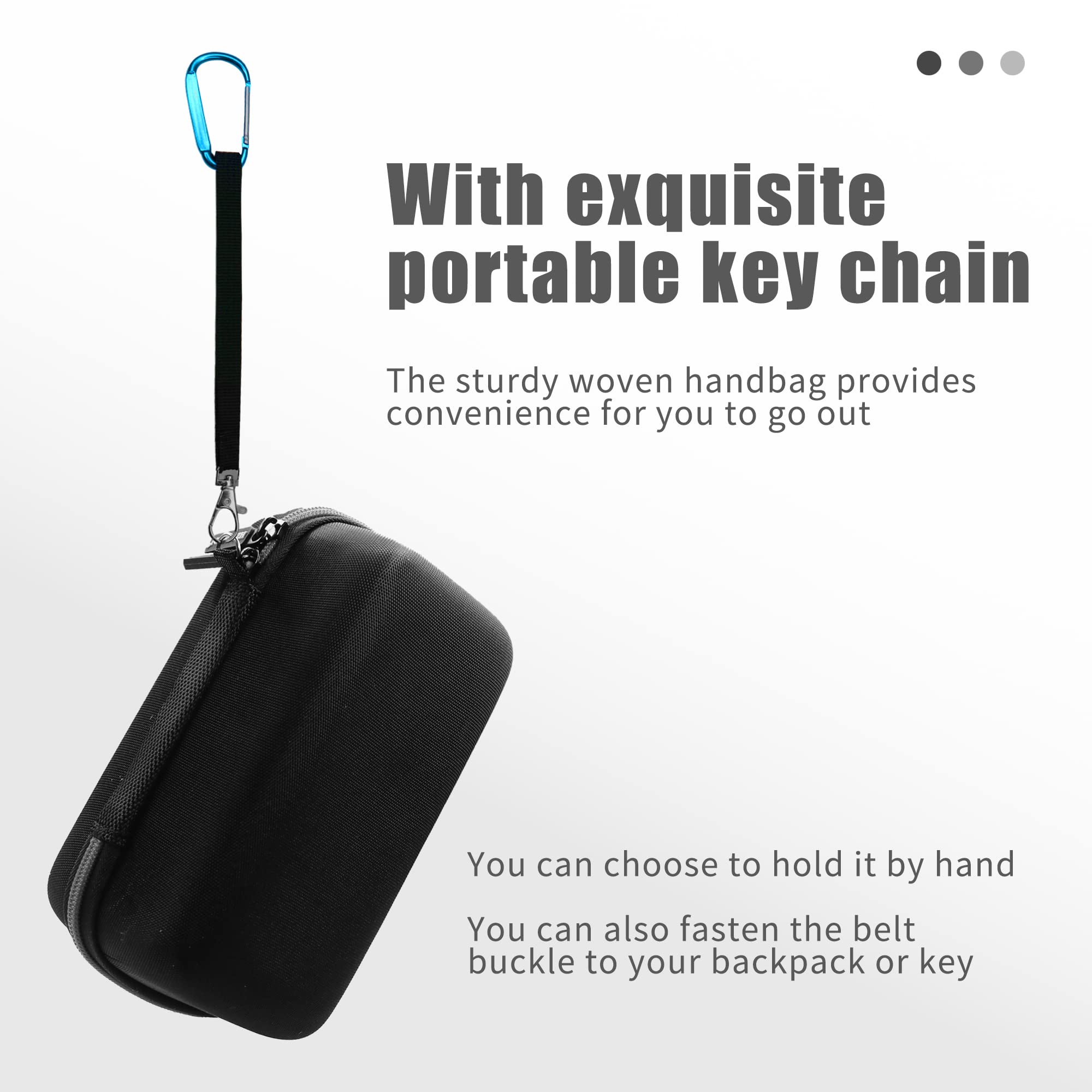 Carrying Case for Marshall Emberton Bluetooth Speaker, Marshall Emberton Case, Hard Organizer Portable Carry Cover Storage Bag