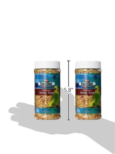 Kaytee Forti Diet Pro Health Orange Blossom Honey Bird Treats for Parakeets, 10-Ounce - 2 Pack