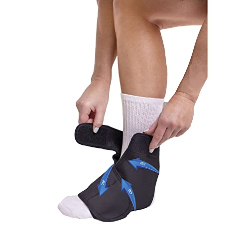 Brace Direct Night Splint (S/M) + Foot Ice Pack (S/M)- for Plantar Fasciitis Relief, Arch Support, Heel Foot Pain, Achilles Tendonitis, Drop Foot, Comfortable fit on Left or Right Foot